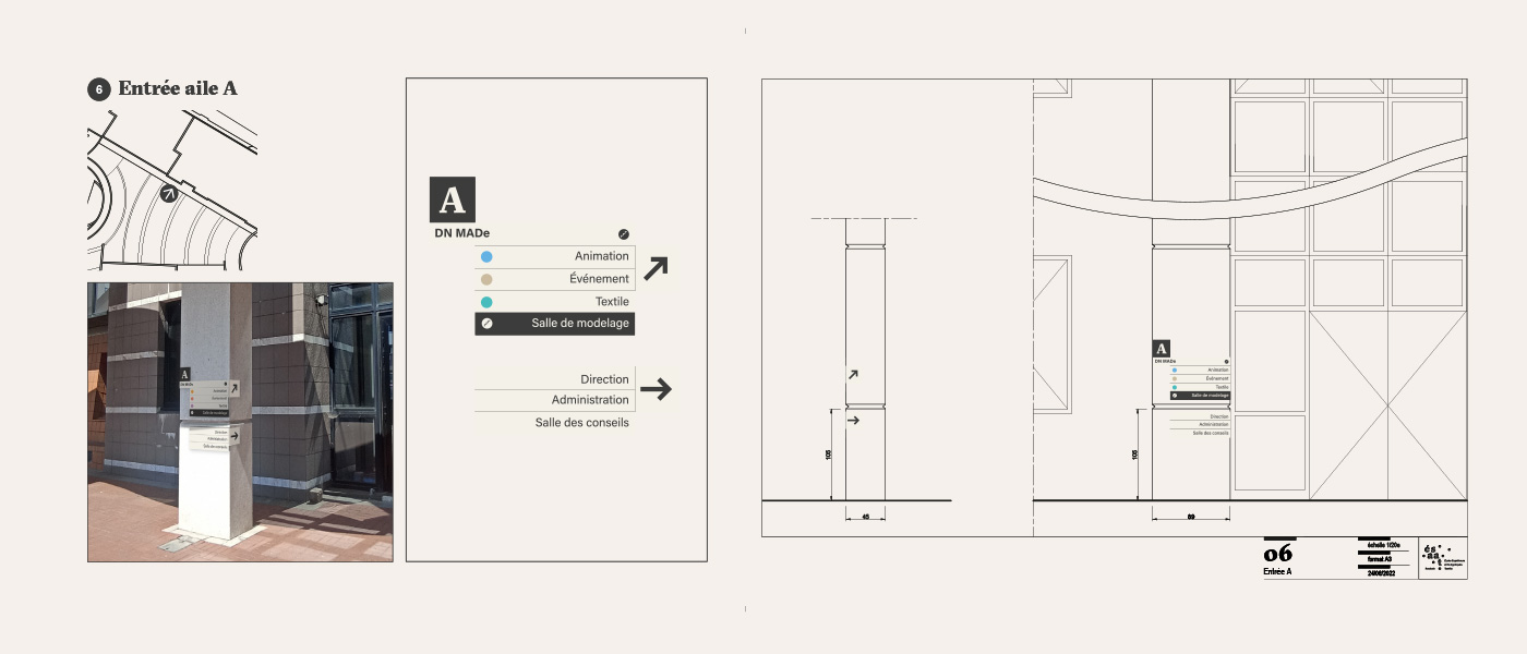 Signalétique, étape#1 – ESAAT